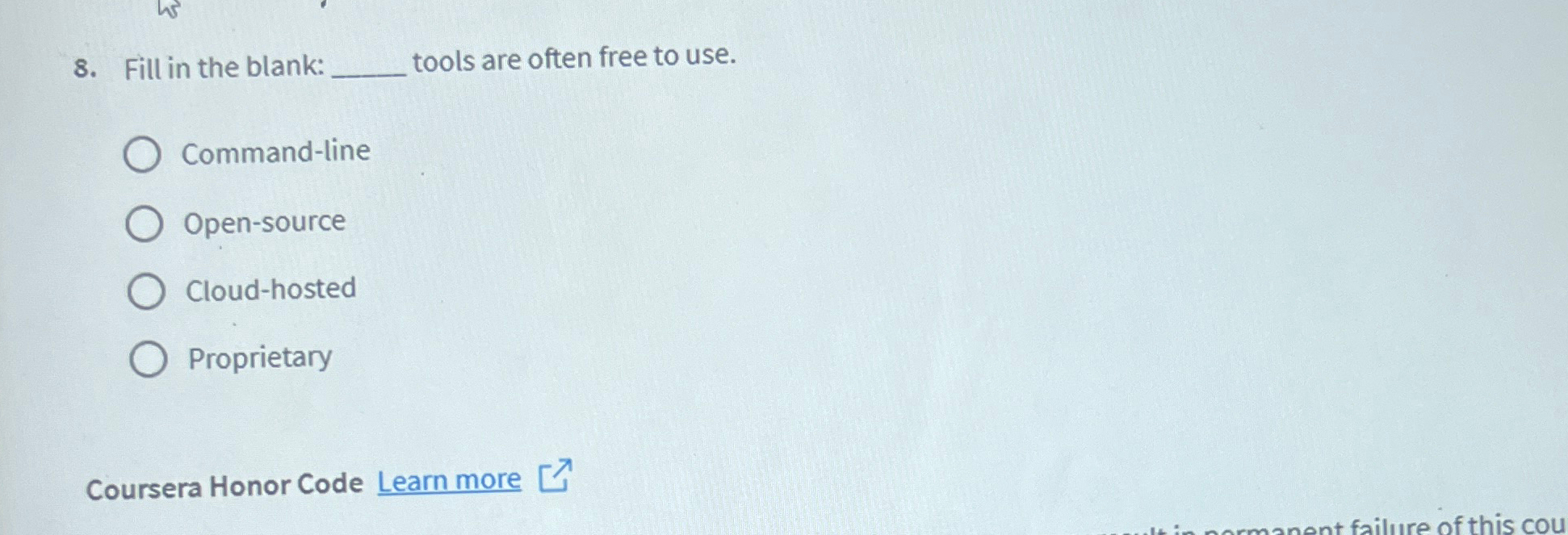 Solved Fill in the blank: ﻿tools are often free to | Chegg.com