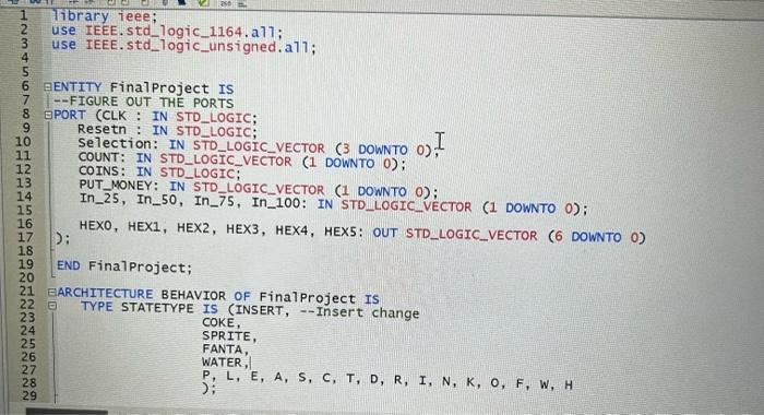 Solved I need help with my code. I keep getting errors on my | Chegg.com