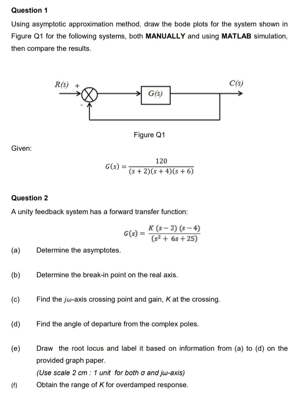 Solved Question 1 Using Asymptotic Approximation Method 1012