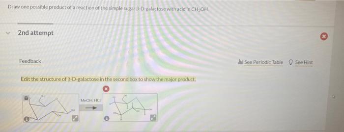 Solved Draw one possible product of a reaction of the simple | Chegg.com