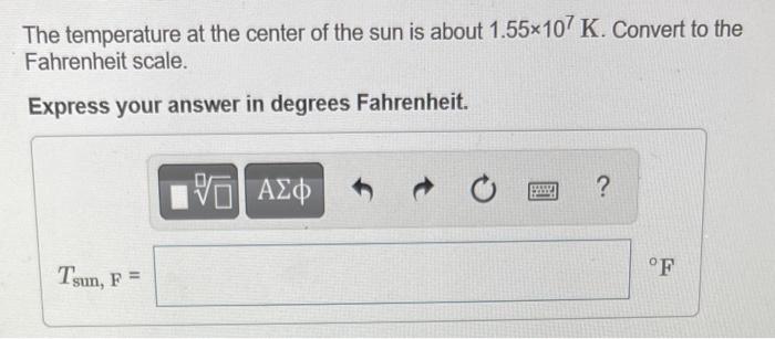 Solved Convert the following Kelvin temperatures to the | Chegg.com