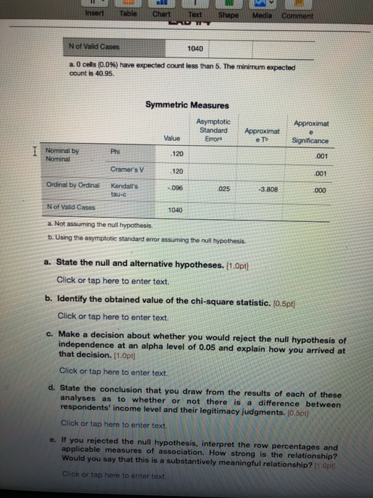 Solved Insert Table Chart Text Shape Media Comment 7. In the | Chegg.com