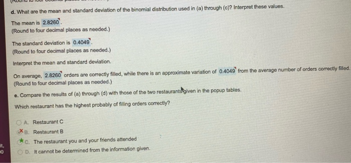 Solved Suppose that you and two friends go to a restaurant, | Chegg.com