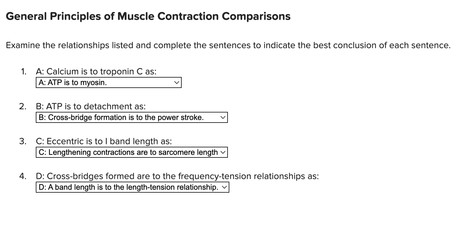 Solved General Principles of Muscle Contraction | Chegg.com