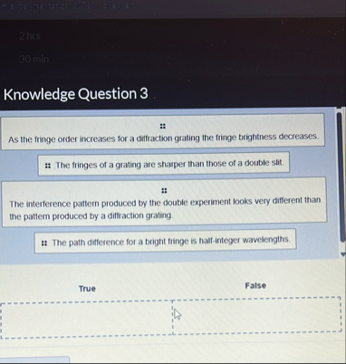 Solved 2 ﻿hrssomKnowledge Question 3As the fringe order | Chegg.com