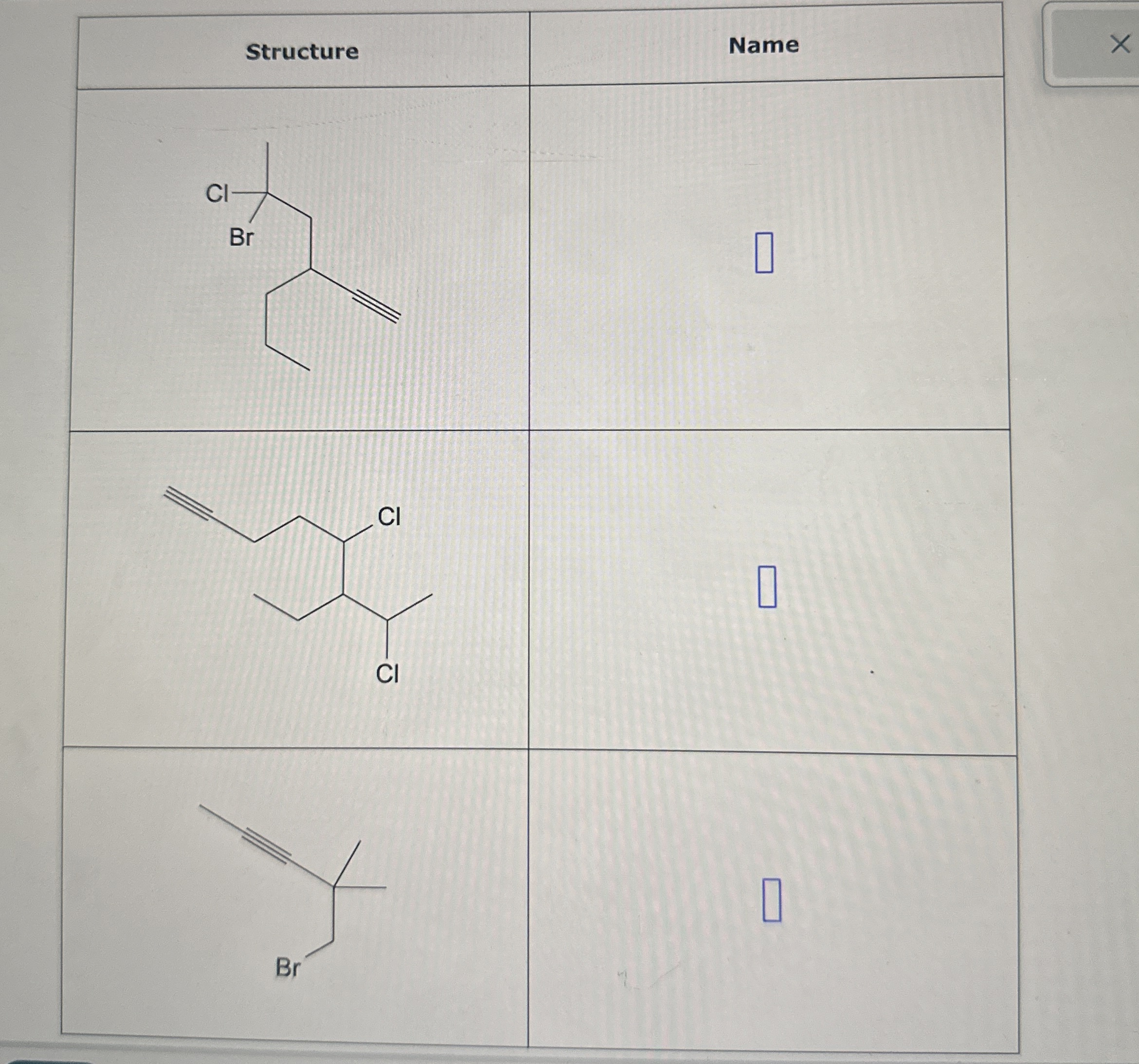 Solved What are the IUPAC names of each of these? | Chegg.com