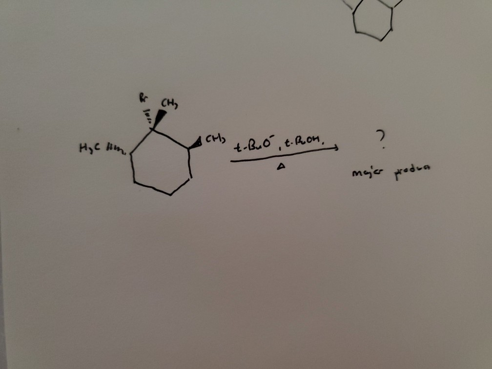 Solved CH, CH, t-Buo, trom, Hachim 2 major produa | Chegg.com