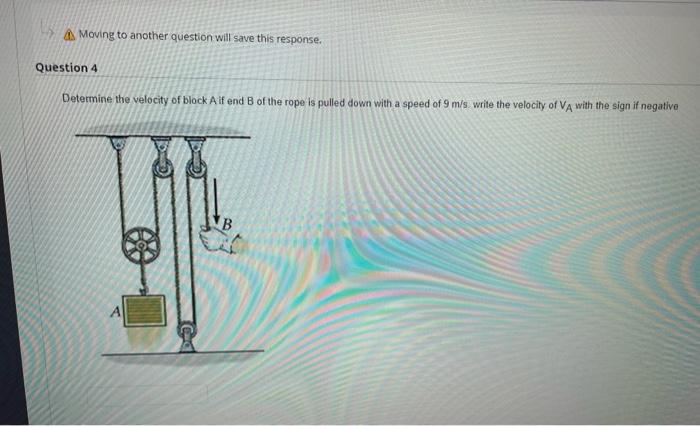 Solved Determine the velocity of Block A if end B of the | Chegg.com