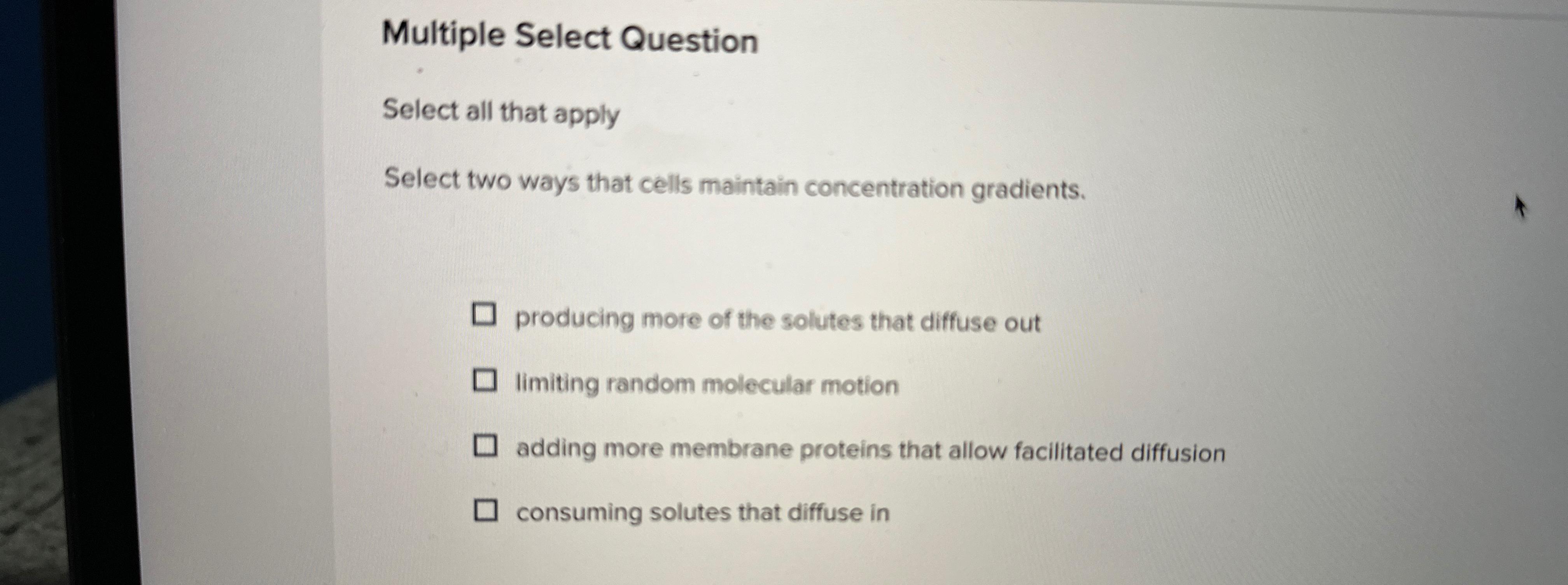 Solved Multiple Select QuestionSelect all that applySelect | Chegg.com