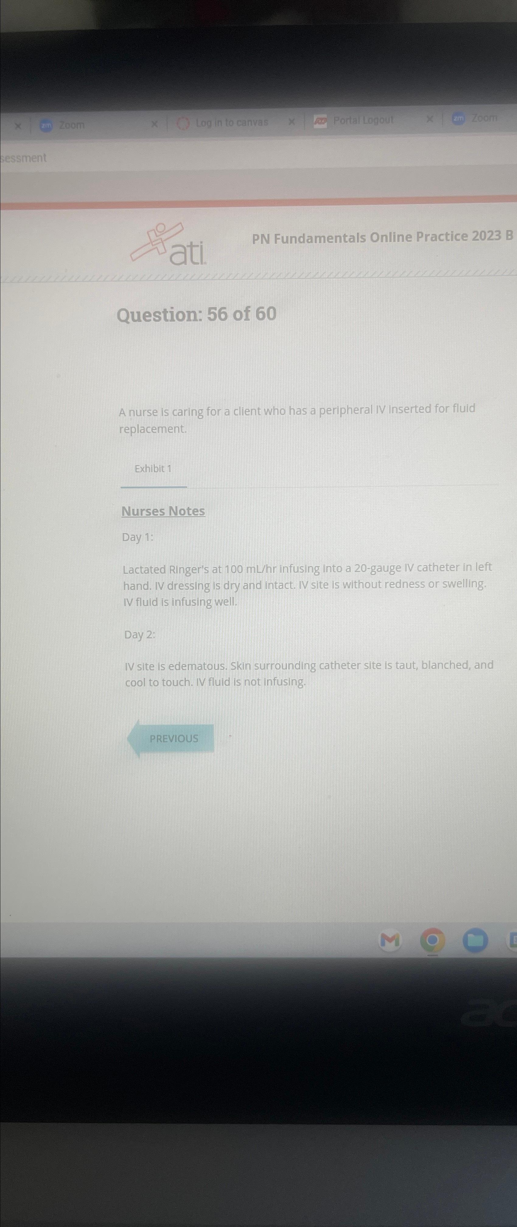 Solved PN Fundamentals Online Practice 2023 ﻿BQuestion: 56 | Chegg.com