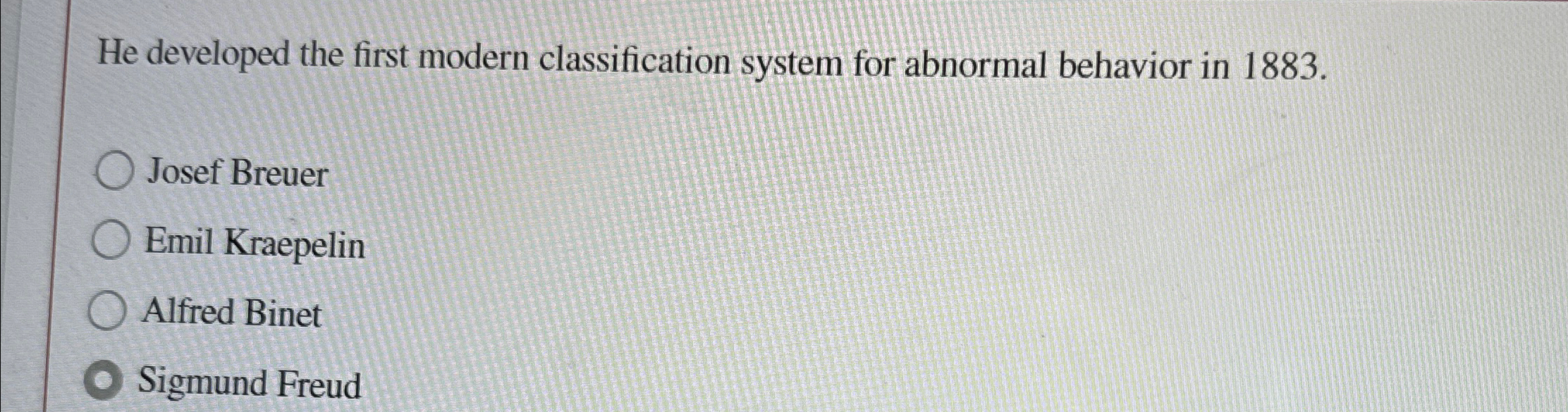 Solved He developed the first modern classification system | Chegg.com