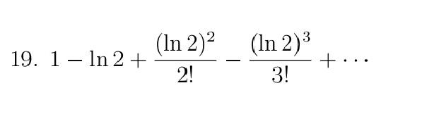 Solved Find the sum of the series.18. 4+2!16+3!64+⋯19. | Chegg.com