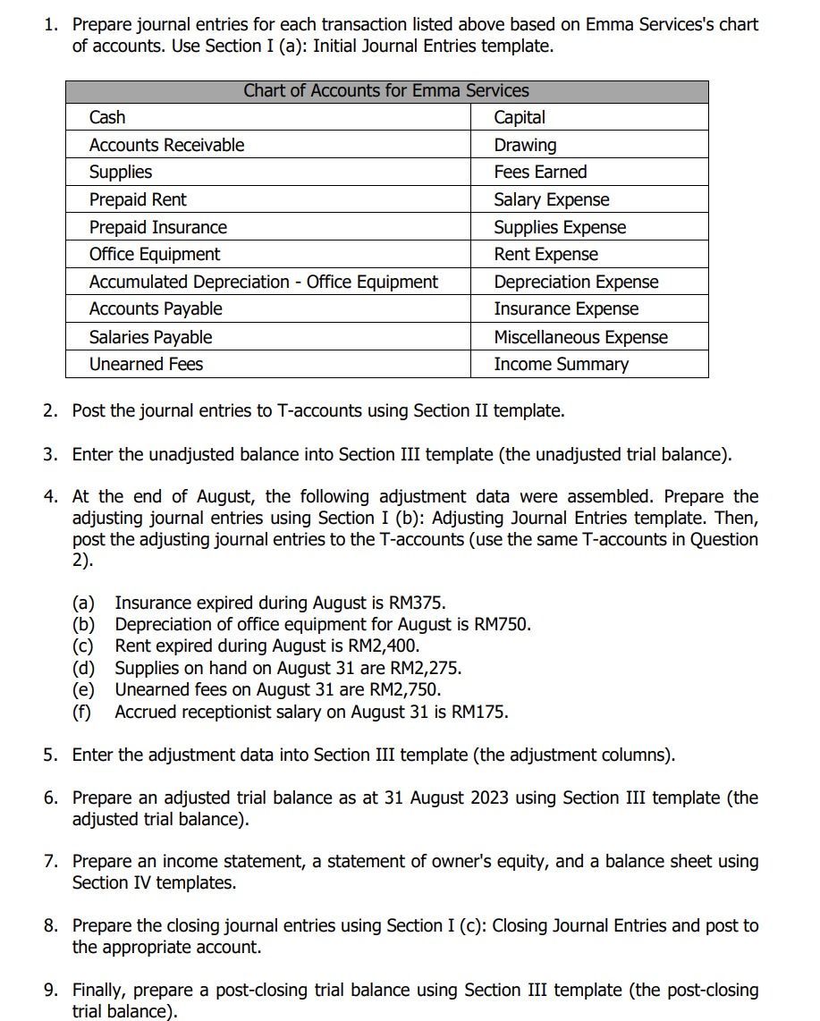 Solved Prepare journal entries for each transaction listed | Chegg.com