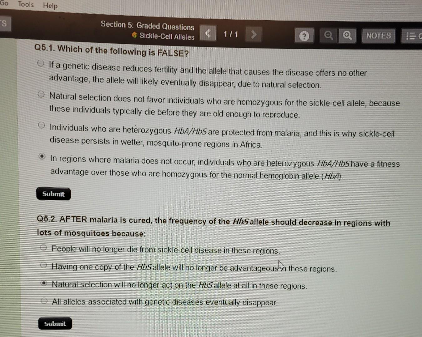 Solved Q5.1. Which of the following is FALSE? If a genetic | Chegg.com