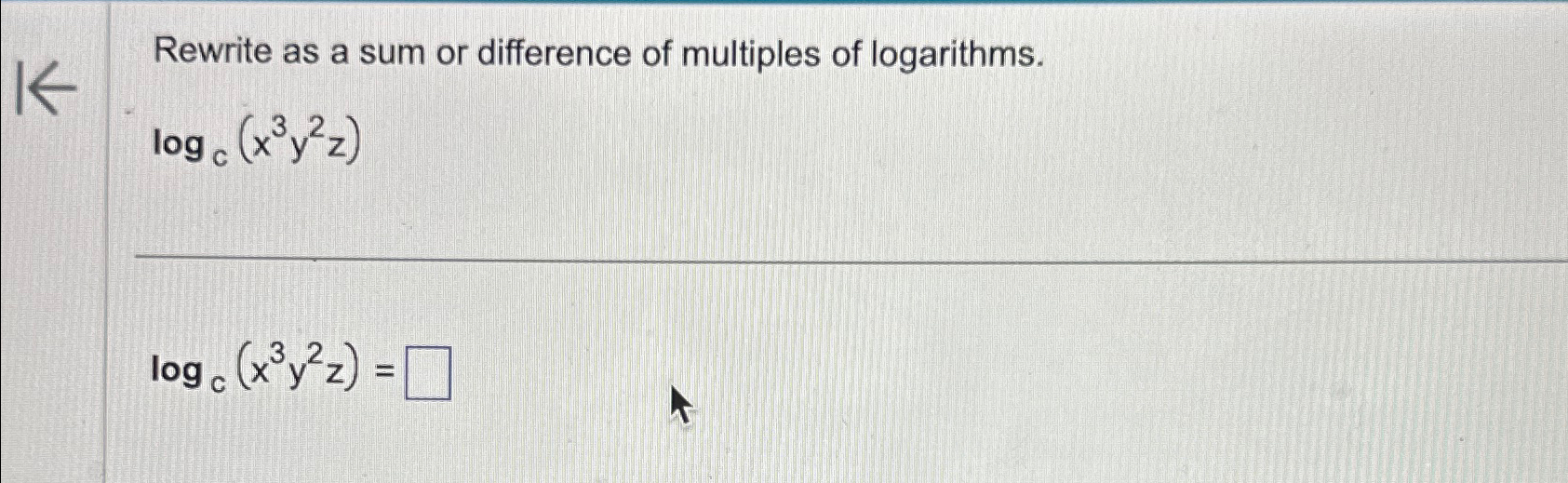 Solved Rewrite as a sum or difference of multiples of | Chegg.com