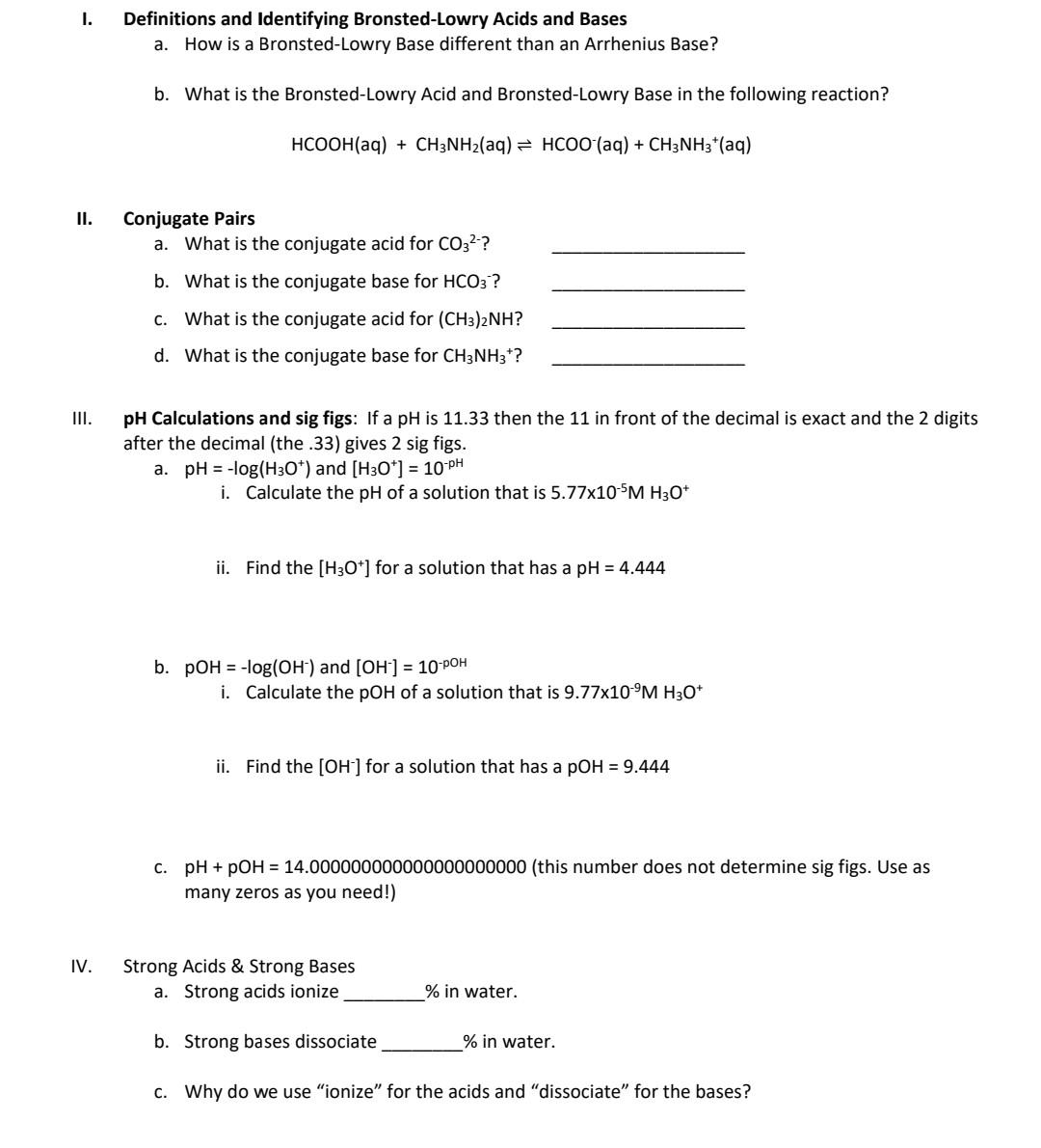 Solved 1. Definitions and Identifying Bronsted-Lowry Acids | Chegg.com Solved 1. Definitions and Identifying Bronsted-Lowry Acids | Chegg.com