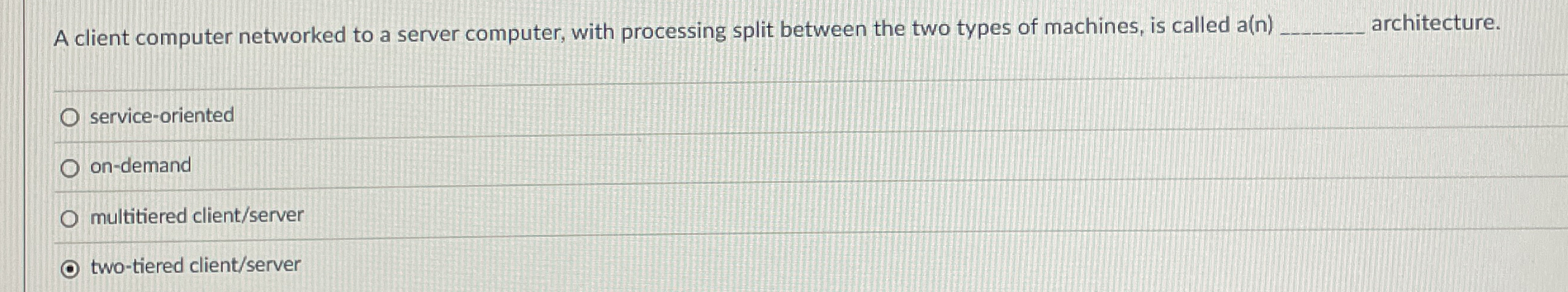 Solved A client computer networked to a server computer, | Chegg.com