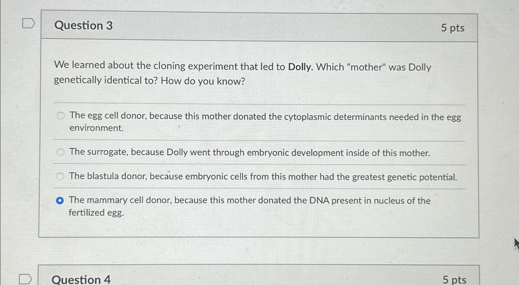 Solved Question 35 ﻿ptsWe learned about the cloning | Chegg.com