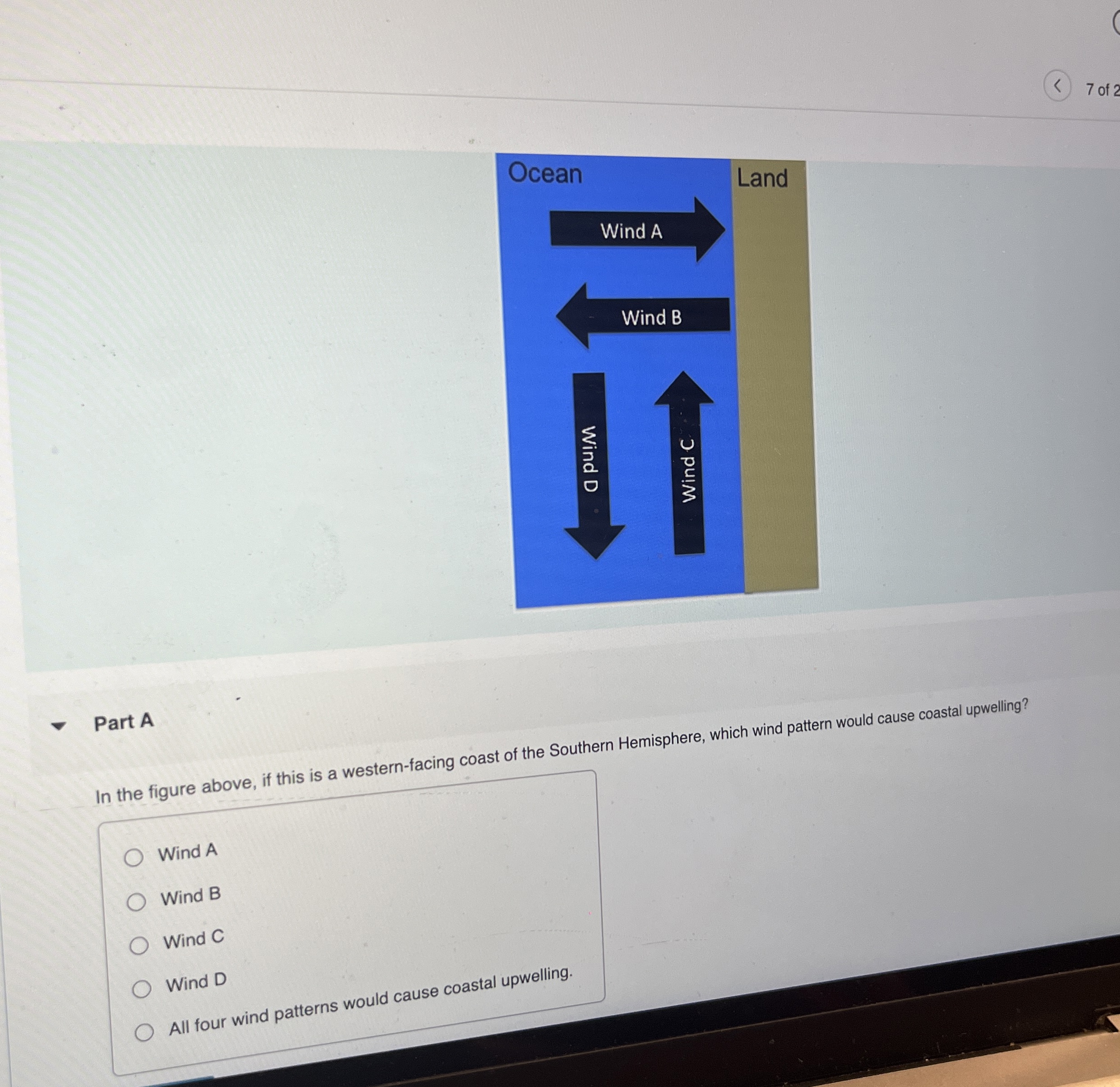 Solved 7 ﻿of 2Part AIn the figure above, if this is a | Chegg.com