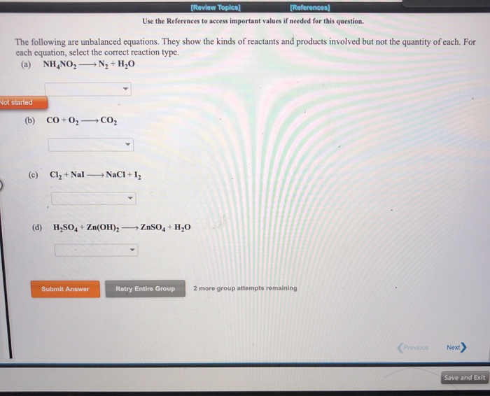 Solved [Review Topics) [References] Use the References to | Chegg.com