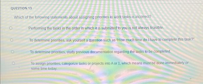 Solved QUESTION 11 A tickler file supports your regular | Chegg.com