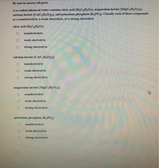 Solved Be sure to answer all parts. A so-called enhanced | Chegg.com