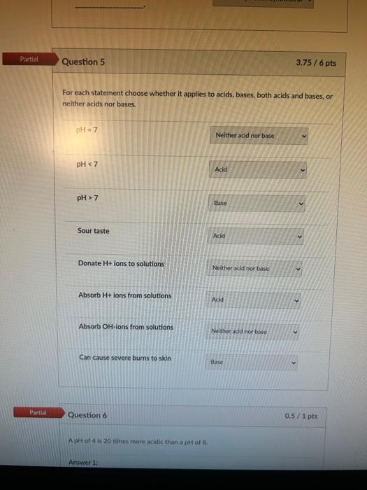 Solved For each statement choose whether it applies to | Chegg.com