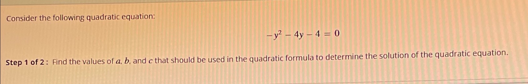 Solved Consider the following quadratic | Chegg.com