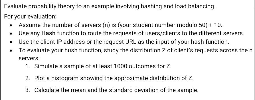 Solved Evaluate probability theory to an example involving | Chegg.com