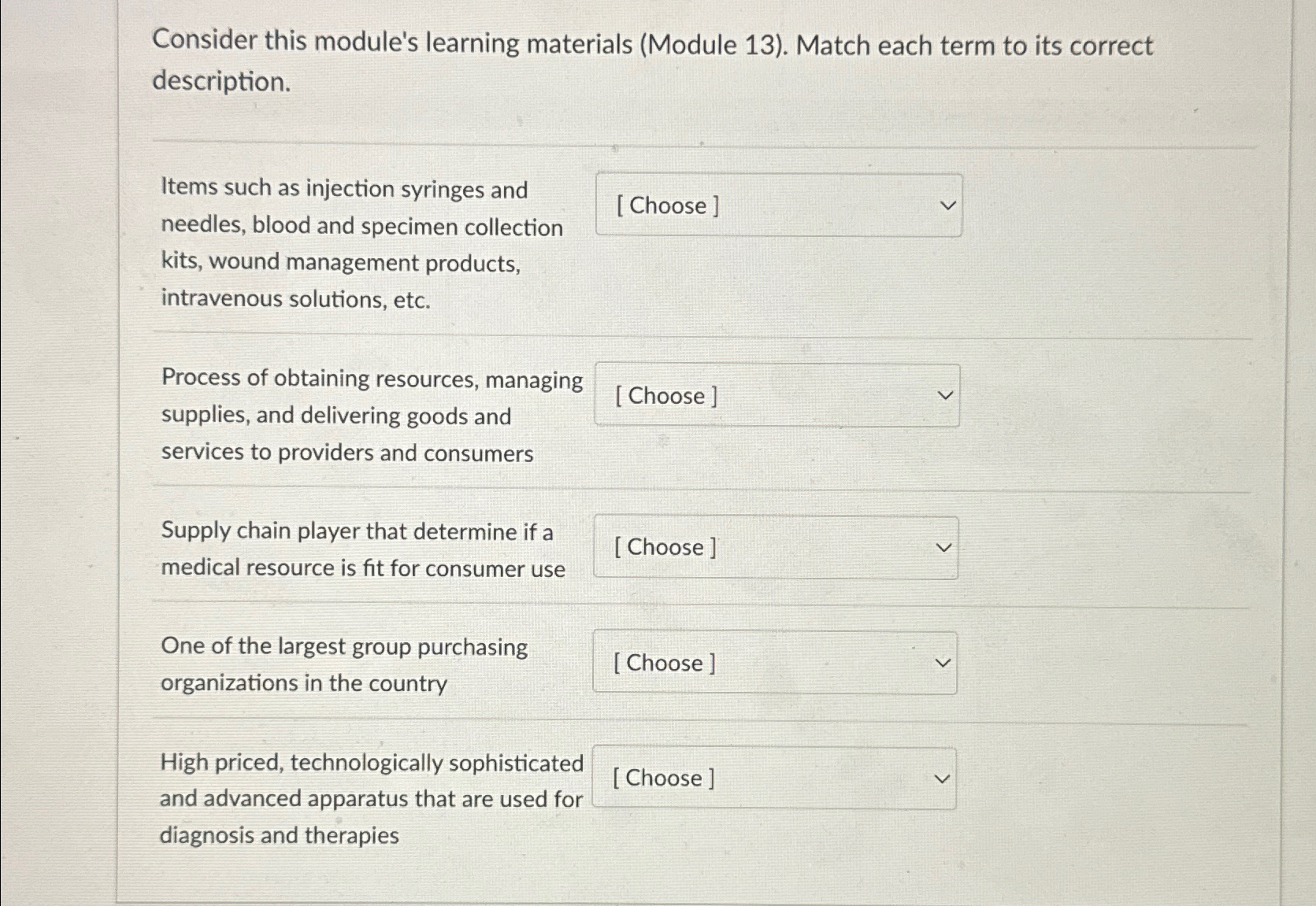 Solved Consider this module's learning materials (Module | Chegg.com