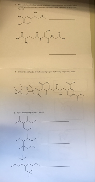 Solved po он HO НО HO NH, & Circle and be all the functional | Chegg.com