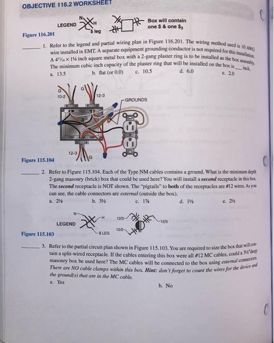 Solved OBJECTIVE 116.2 WORKSHEET Figure 116.20 1. Refer to | Chegg.com