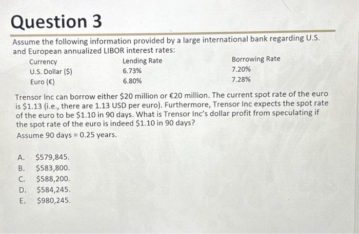 Solved - On checking the Telerate screen, you see the | Chegg.com