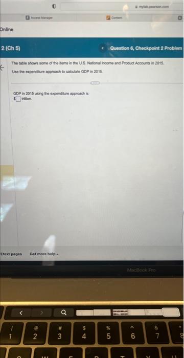 Solved The tutile shown some of the lems in the U.S. | Chegg.com