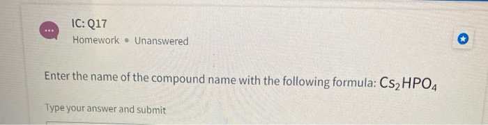 Solved IC: Q15 Homework. Answered Enter the formula for the | Chegg.com