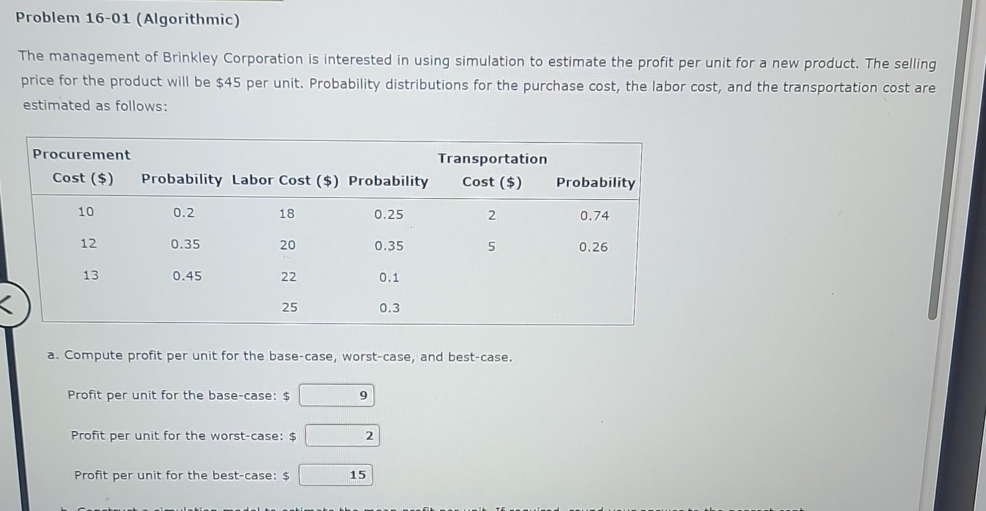 Solved The management of Brinkley Corporation is interested | Chegg.com