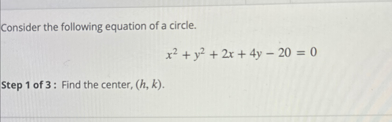 Solved Consider the following equation of a | Chegg.com