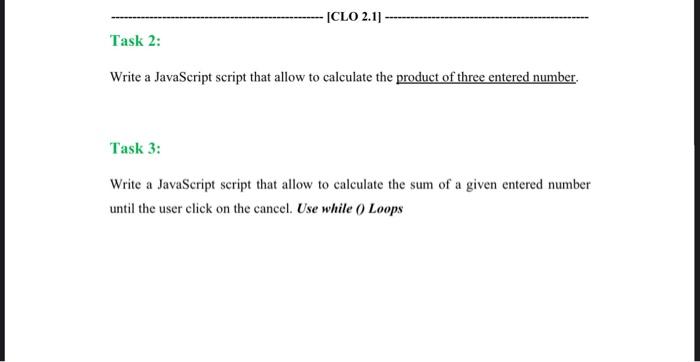 Solved [CLO 2.1] LAB ACTIVITY #5: Working with JavaScript | Chegg.com