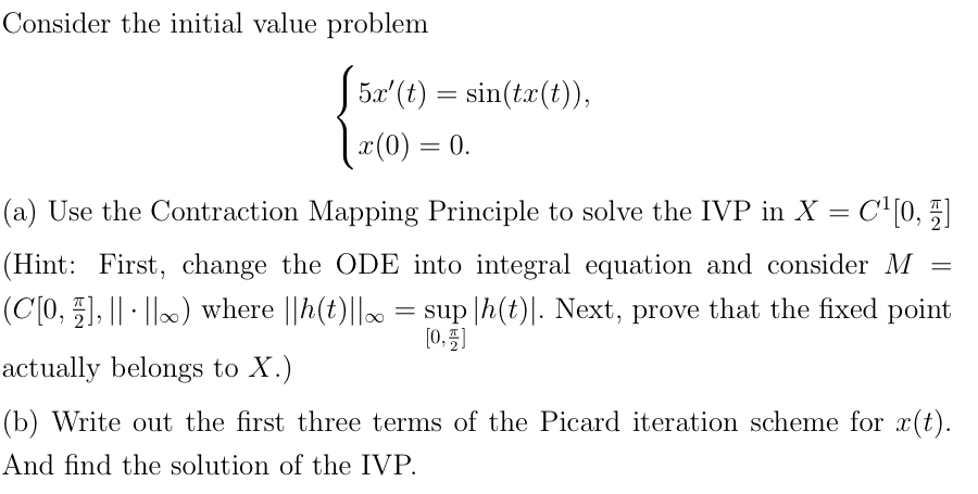 Consider the initial value | Chegg.com