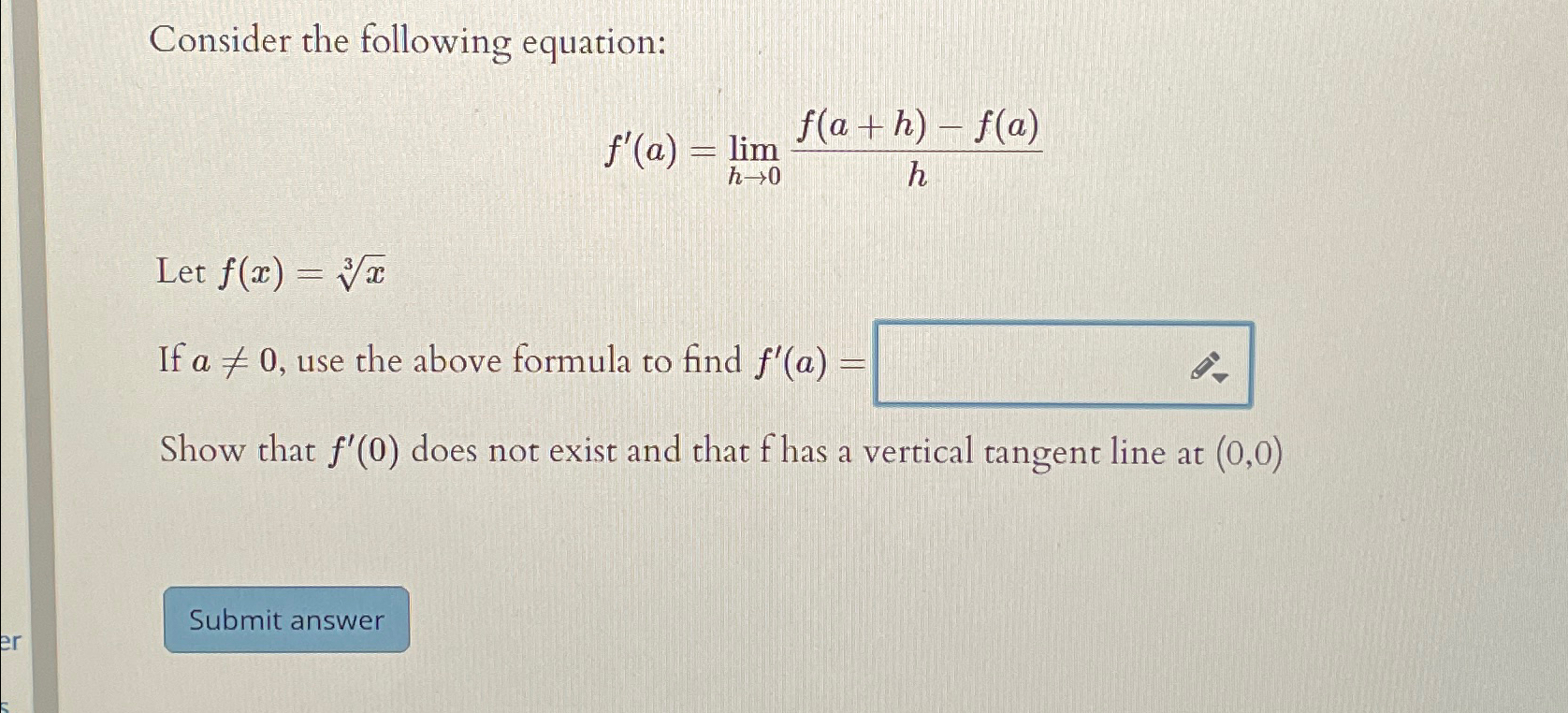Solved Consider the following | Chegg.com