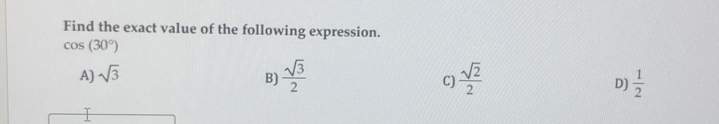 Find the exact value of the following | Chegg.com