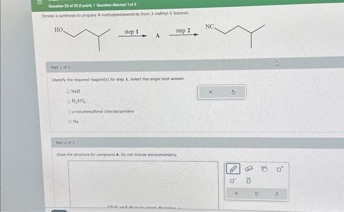 Solved Devise a synthesis to prepare 4-methylpentanenitrile | Chegg.com
