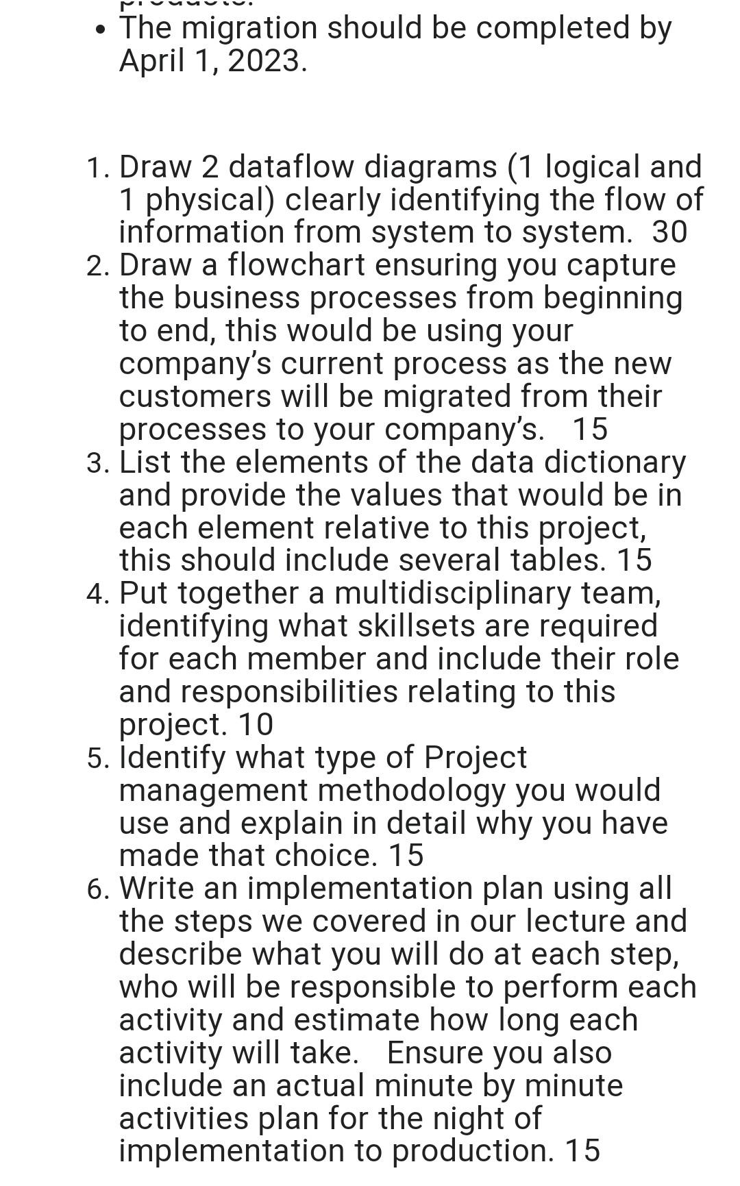 Solved You MUST read all the instructions carefully and | Chegg.com
