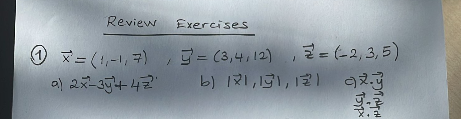 Solved Review Exercises(1) | Chegg.com