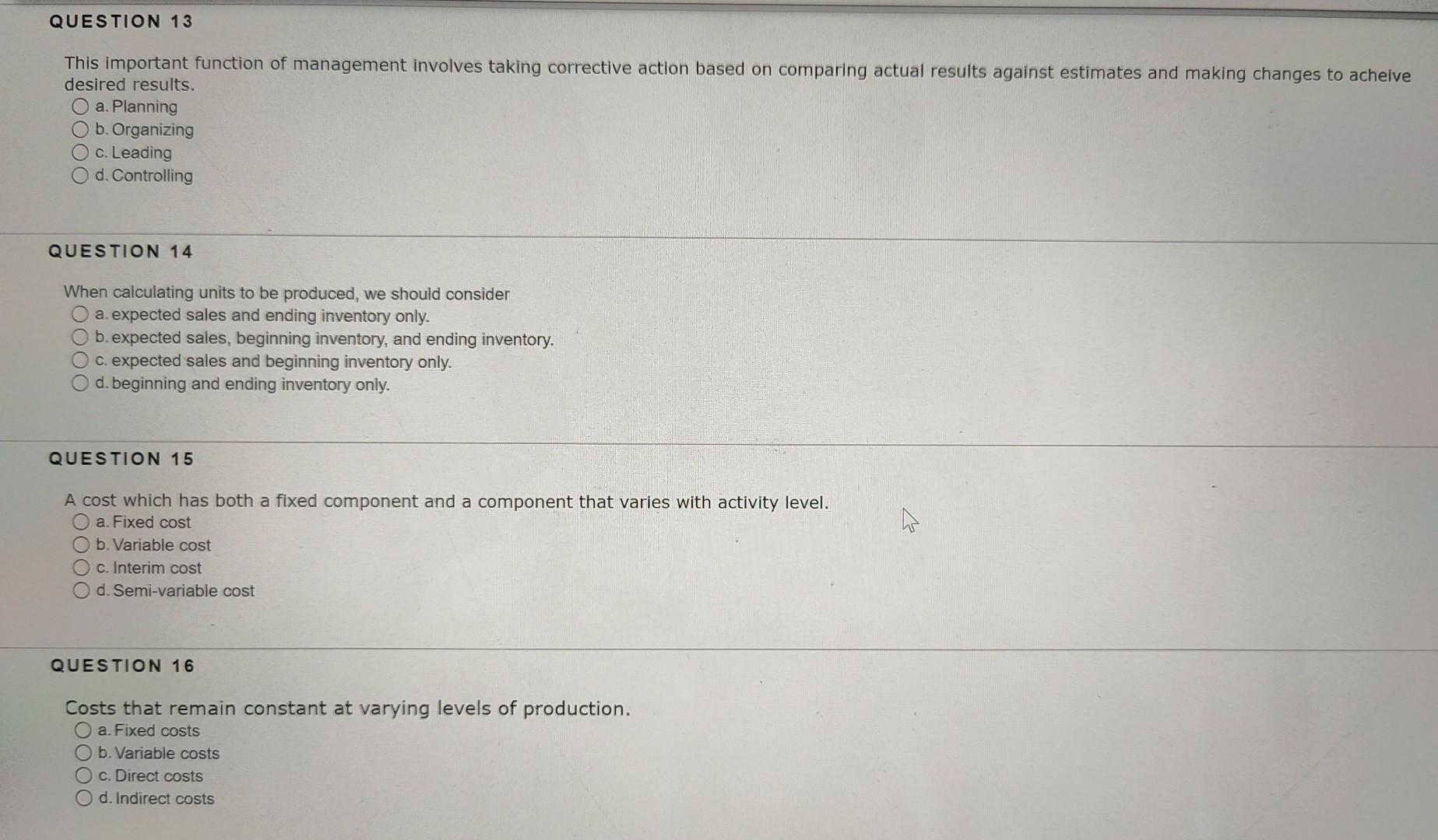 [Solved]: This important function of management involve