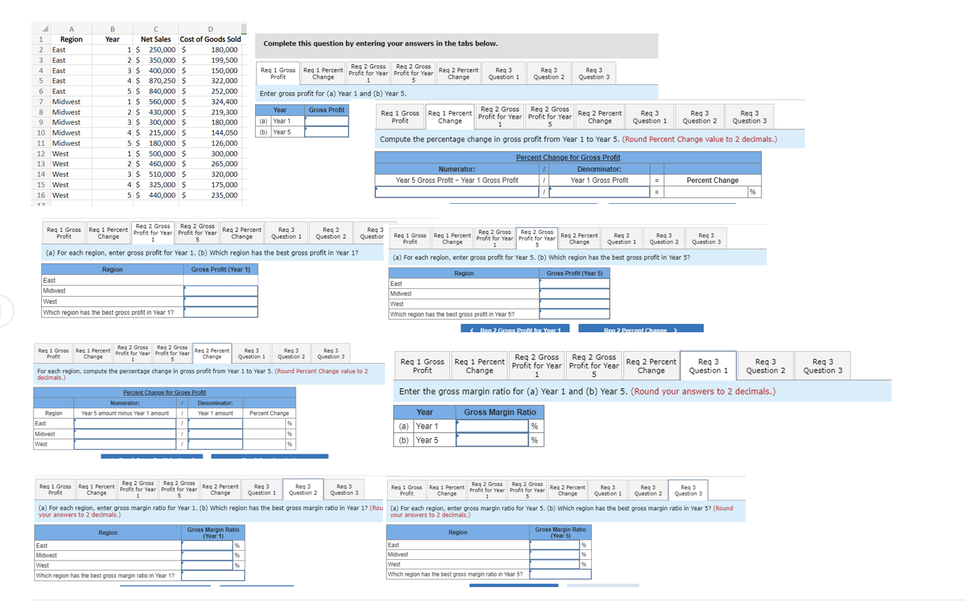 Please assist with step-by-step formulas | Chegg.com