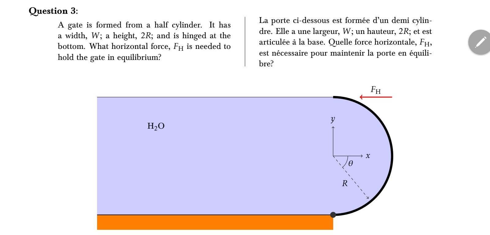 Solved Question 3: \begin{tabular}{l|l} A gate is formed | Chegg.com