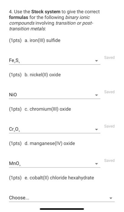 Solved 5. Give the correct names for the following binary | Chegg.com
