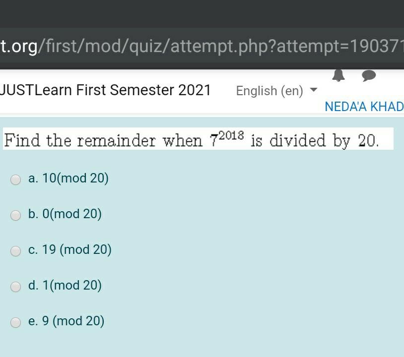 Solved t.org/first/mod/quiz/attempt.php?attempt=19037 | Chegg.com