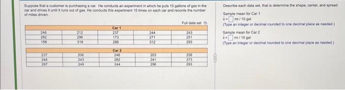 Solved Suppose that a customer is purchasing a car. He | Chegg.com